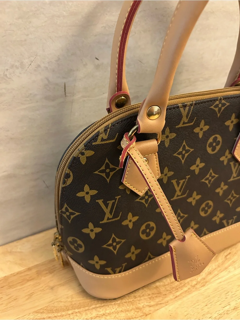 Inspired Designer | Bags | Inspired Designer Monogram Canvas Satchel ...